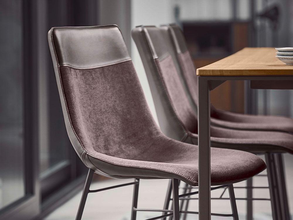 Materialprobe Leder LINEA Coffee LIN682 – WIMMER Massivholzmöbel